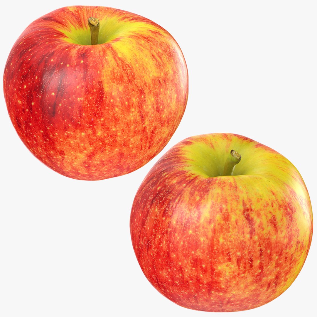 Large Gala Apple Collection 3D - TurboSquid 2259310