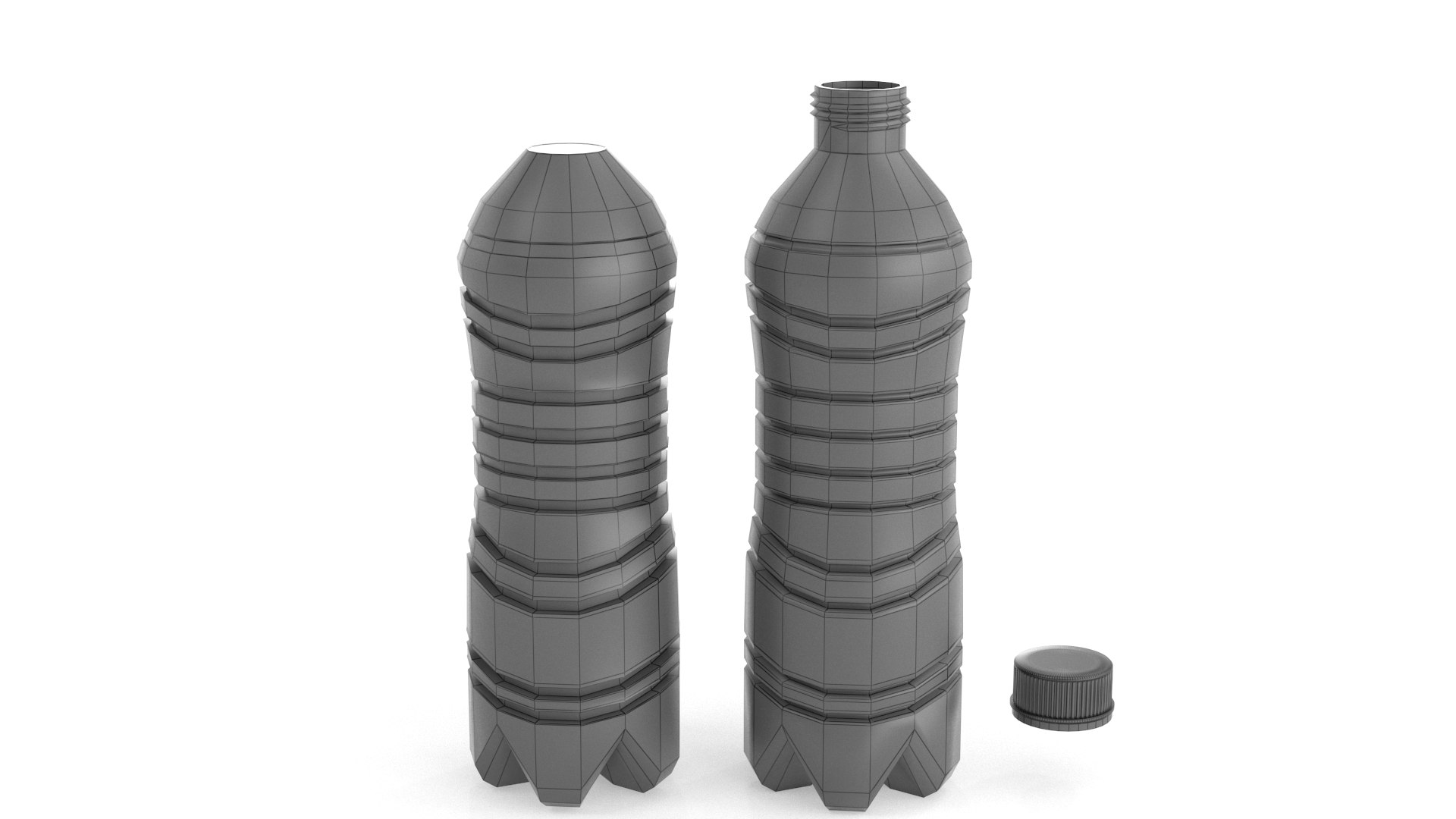 3D Model Plastic Water Bottle V9 3d Model - TurboSquid 1768297