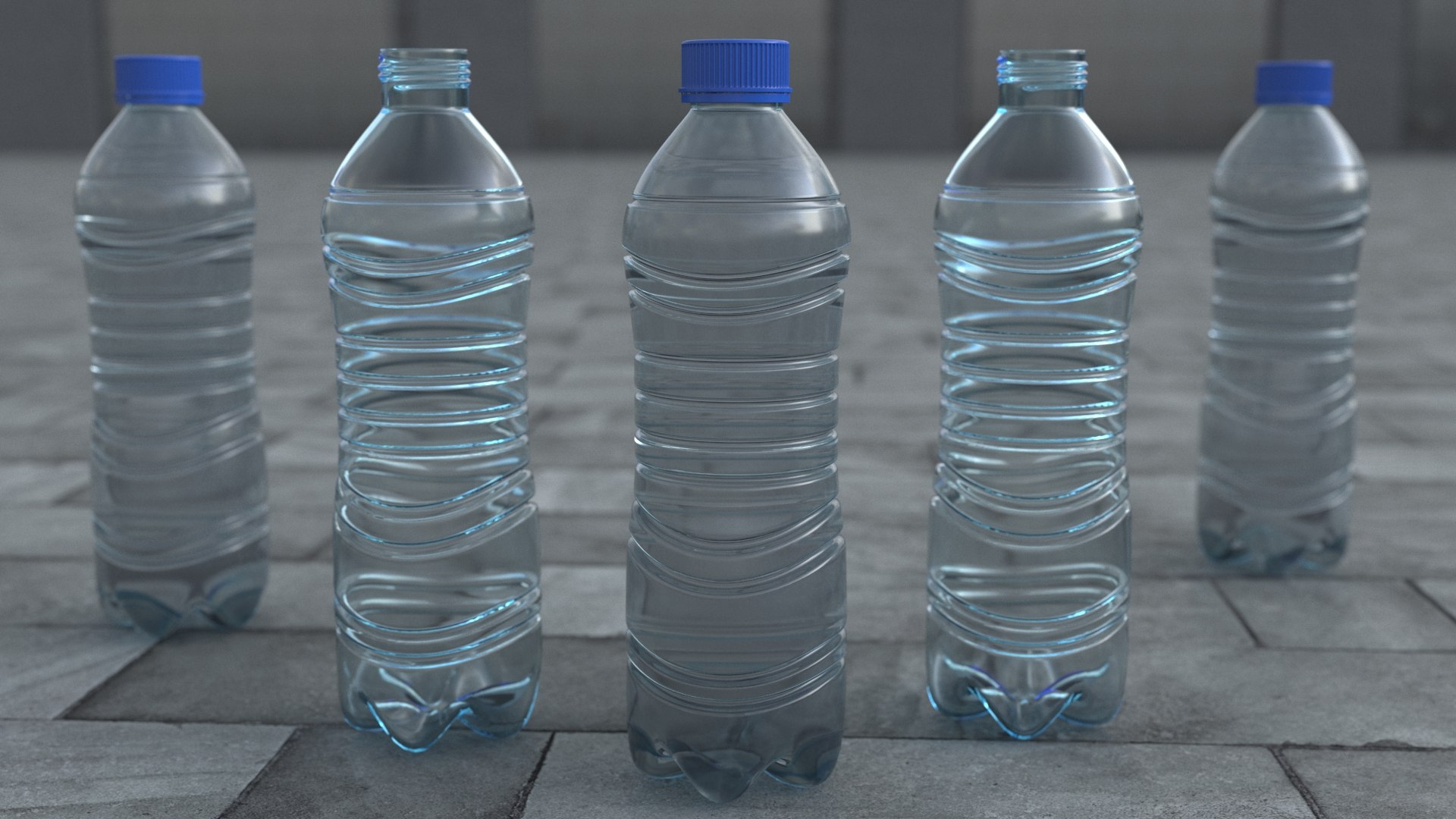 3D Model Plastic Water Bottle V9 3d Model - TurboSquid 1768297