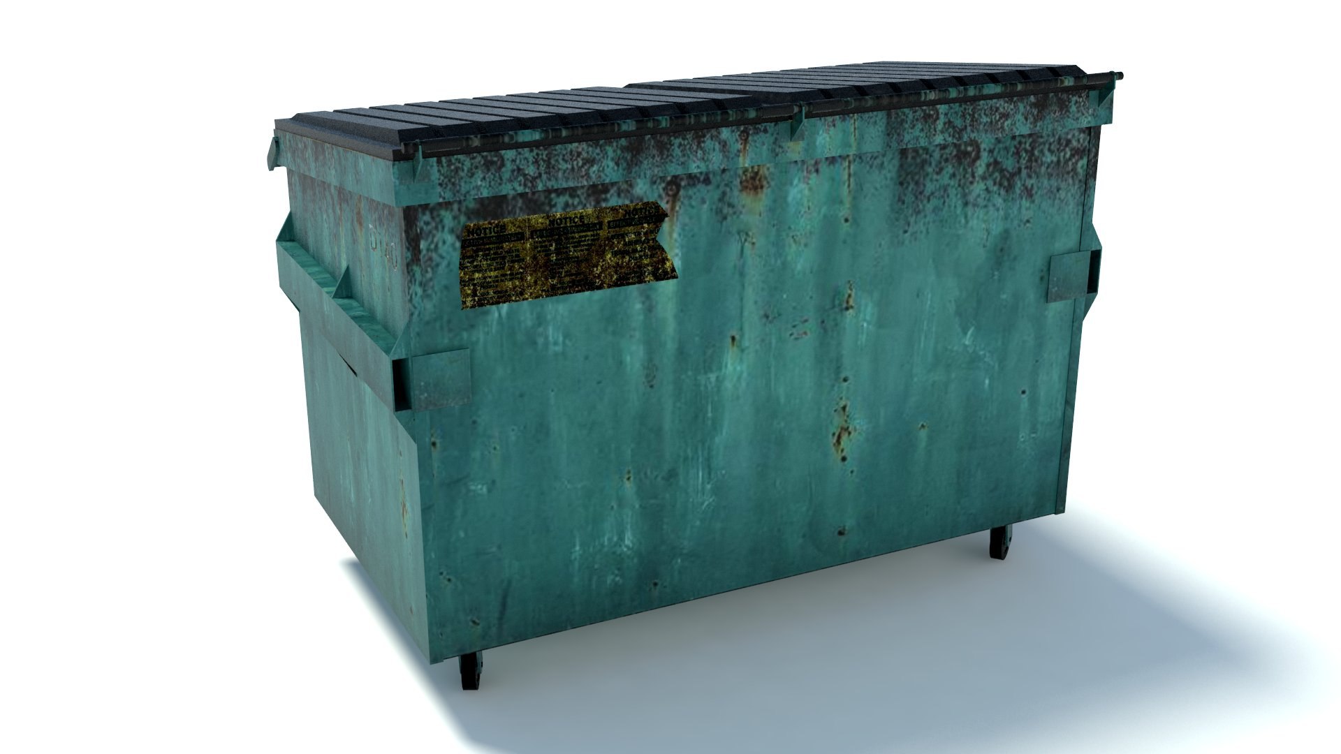 Dumpster Garbage 3D Model - TurboSquid 1345025