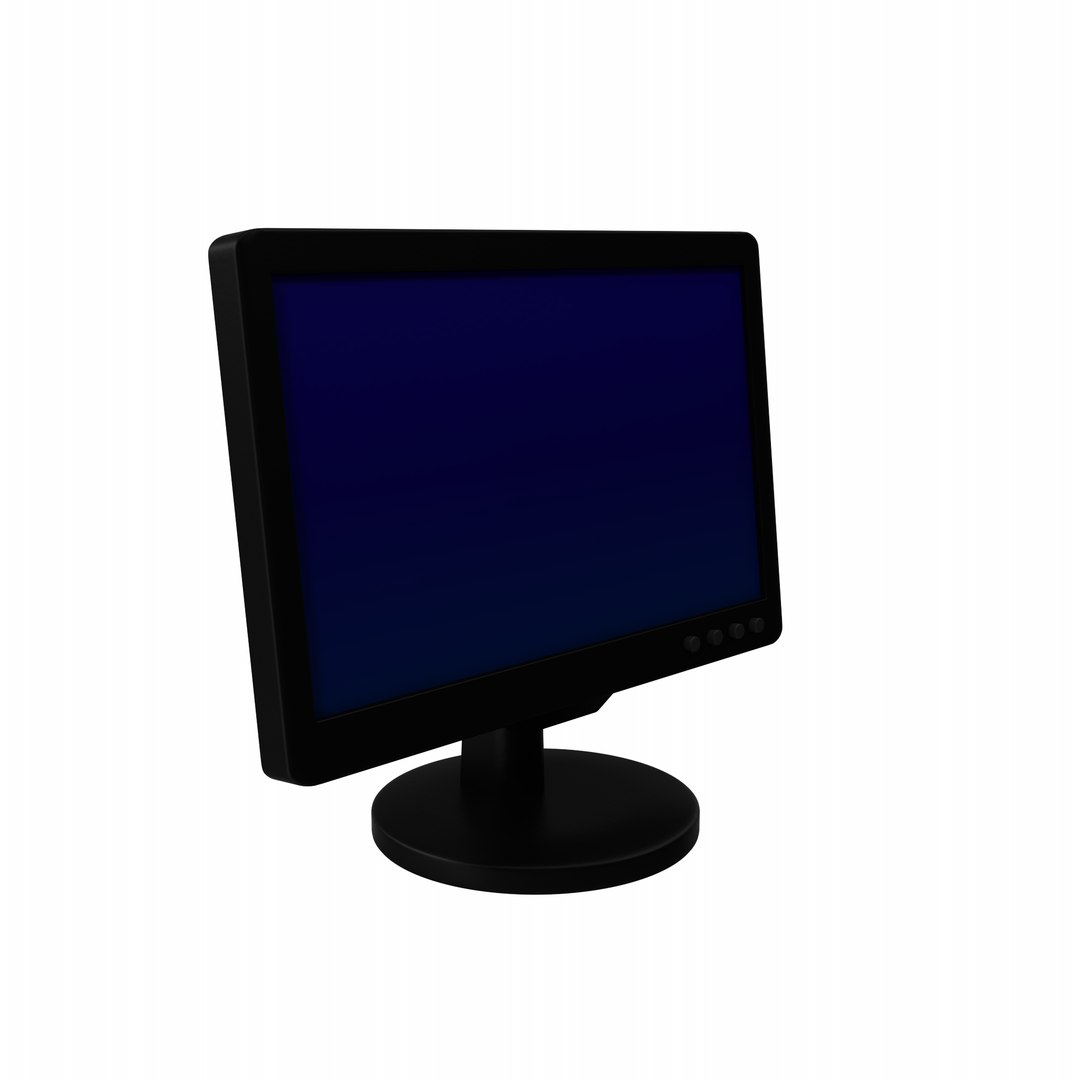 Computer Monitor Cartoon 3D Model - TurboSquid 2331757