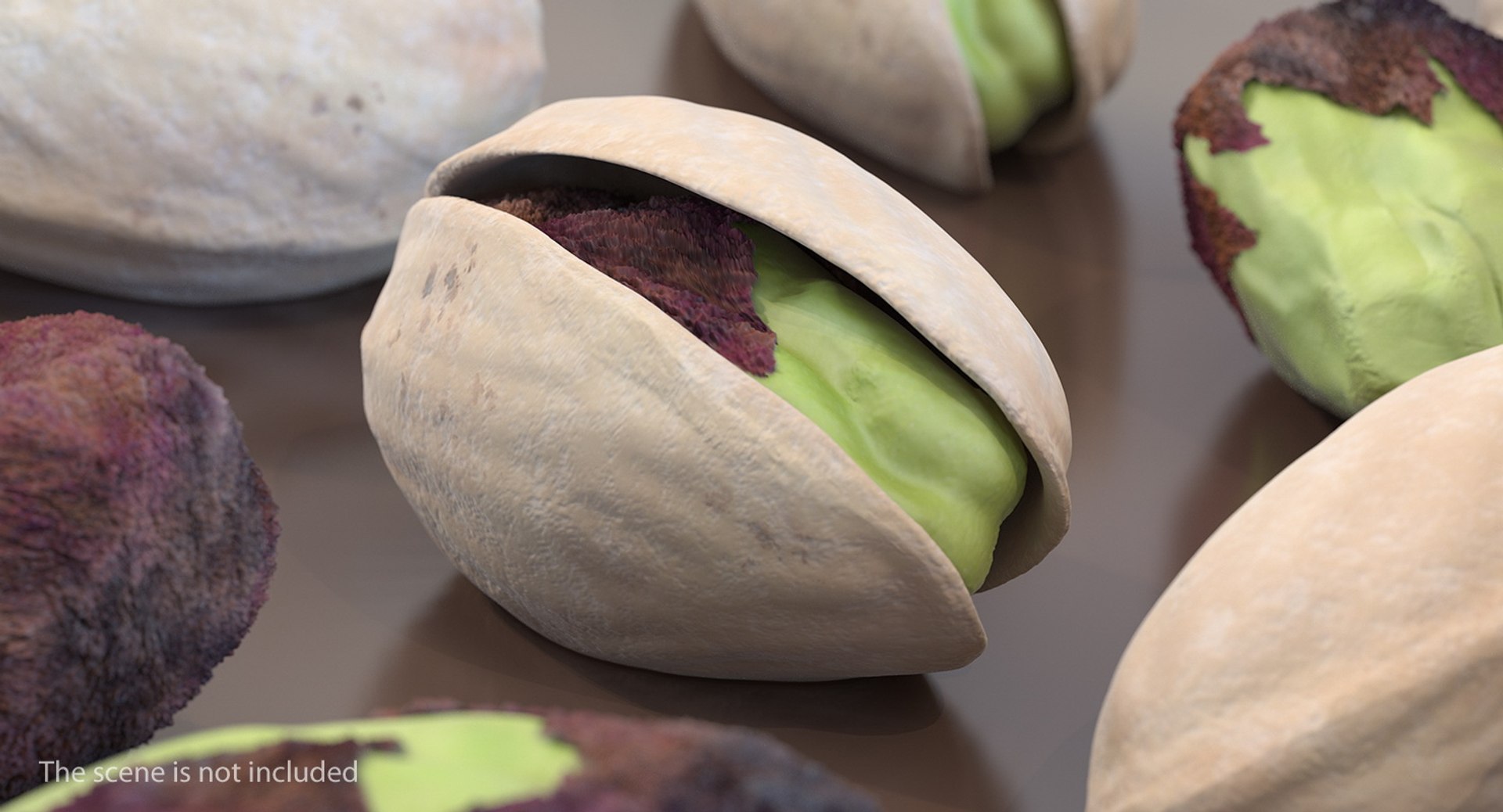 Open Pistachio Model - TurboSquid 1429283