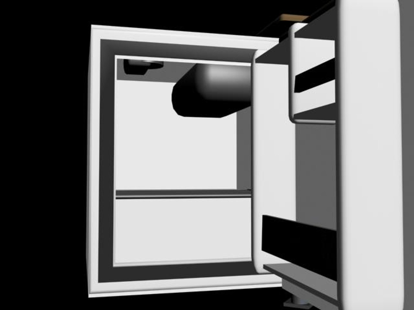 3d Model Fridge Minifridge Mini