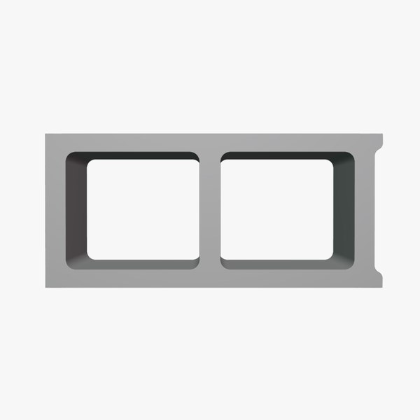 Ziegelstein – Nur Geometrie, keine Texturen, keine Materialien 3D ...