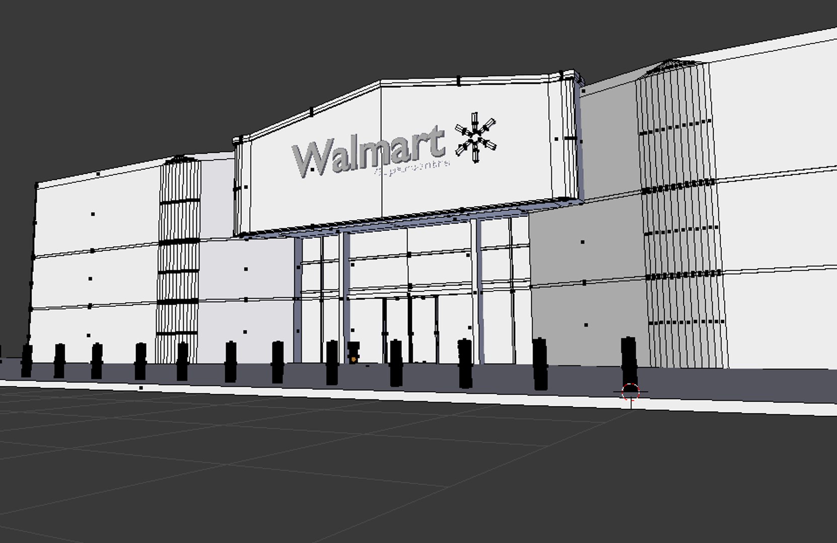 3D Walmart Shopping Center - TurboSquid 1626602