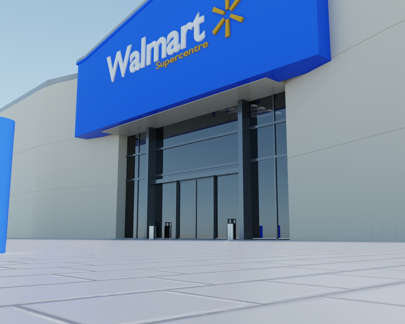 3D Walmart Shopping Center - TurboSquid 1626602