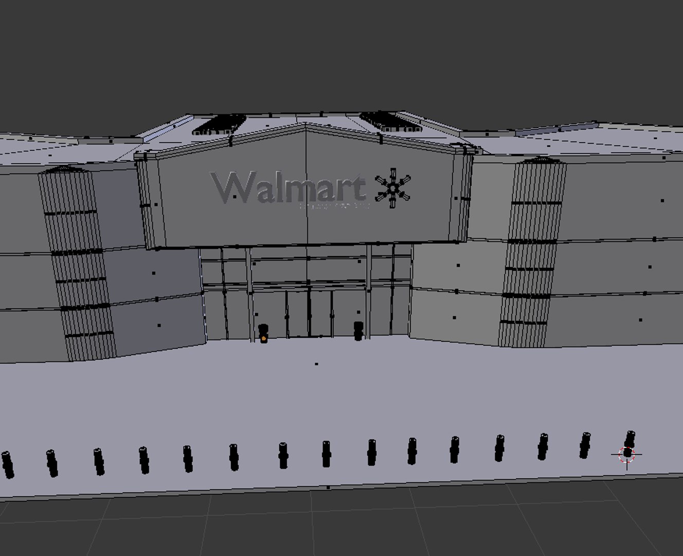 3D Walmart Shopping Center - TurboSquid 1626602
