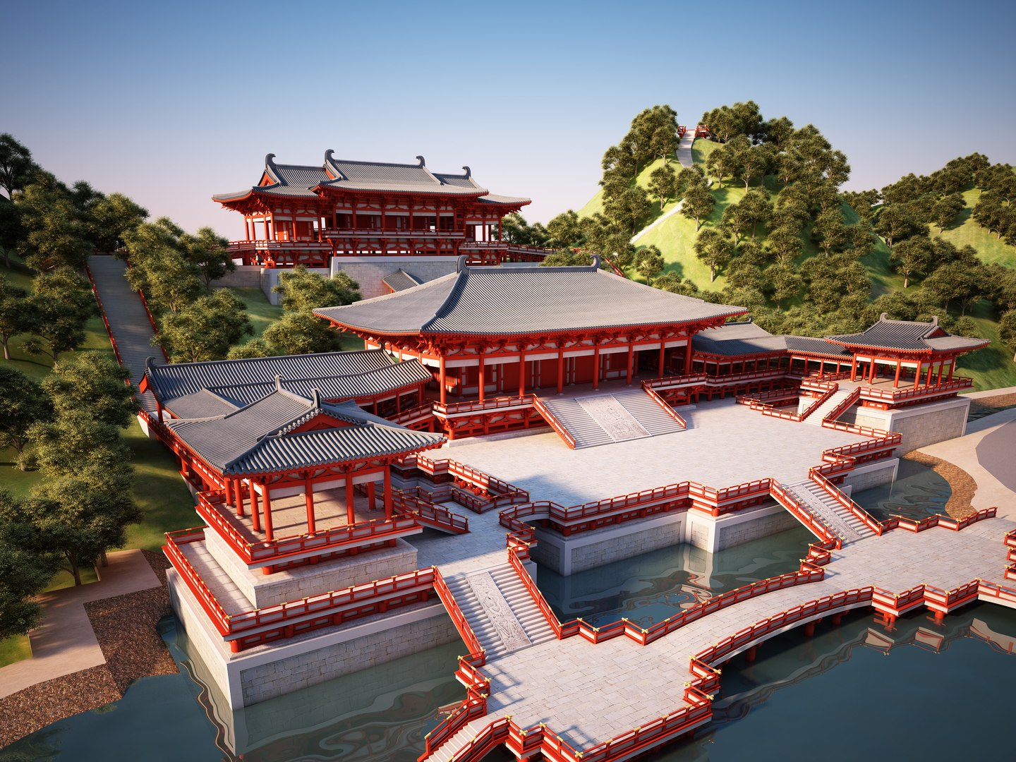 Chinese Style Palace 3D Model - TurboSquid 2254323