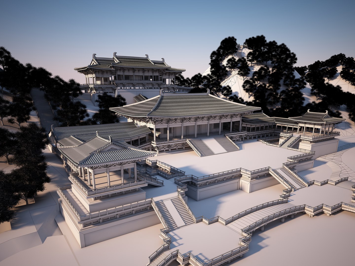 Chinese Style Palace 3D Model - TurboSquid 2254323