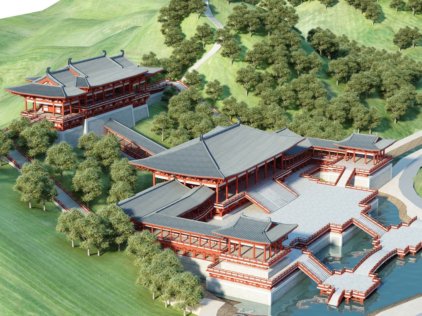 Chinese Style Palace 3D Model - TurboSquid 2254323