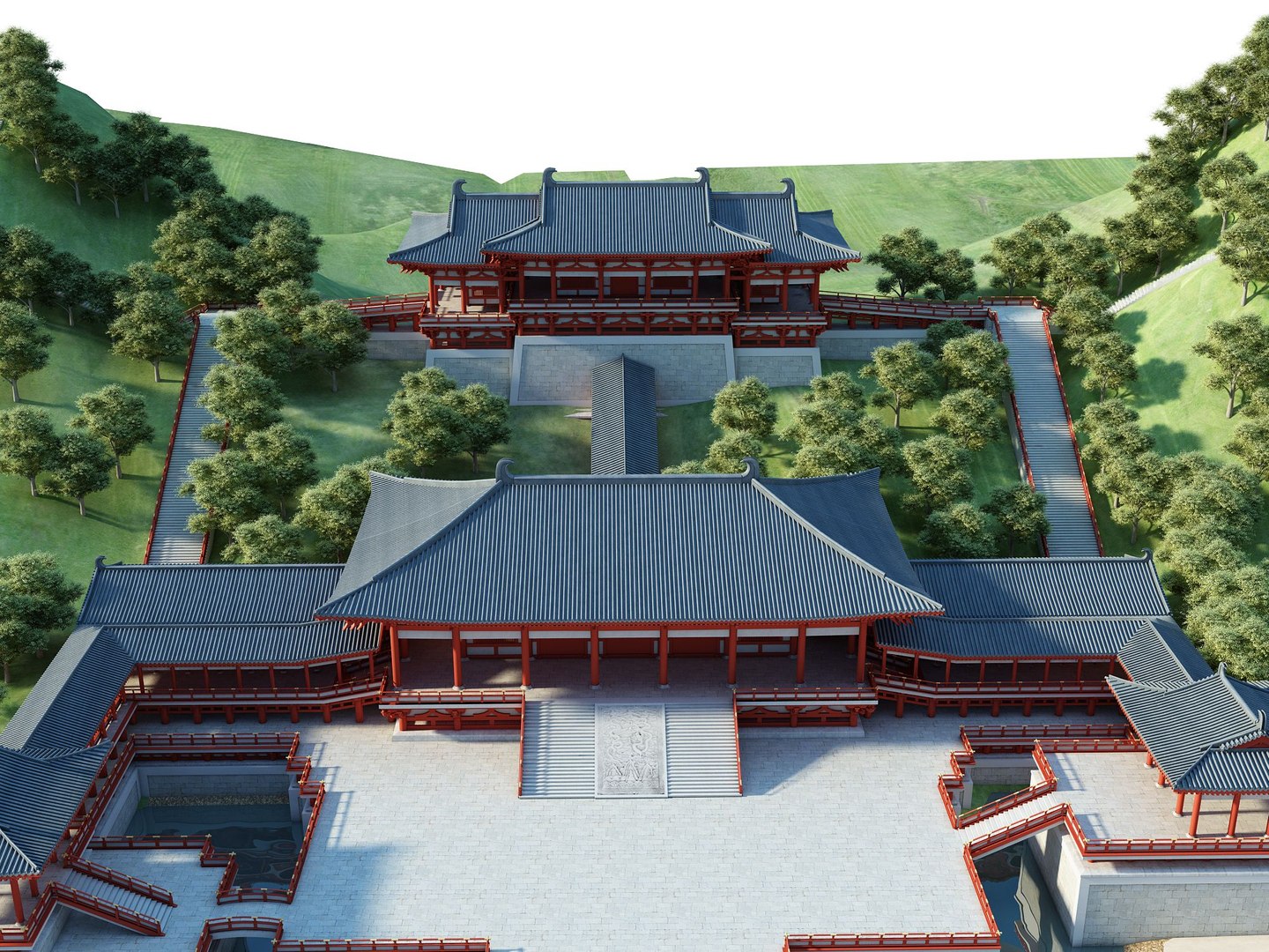 Chinese Style Palace 3D Model - TurboSquid 2254323