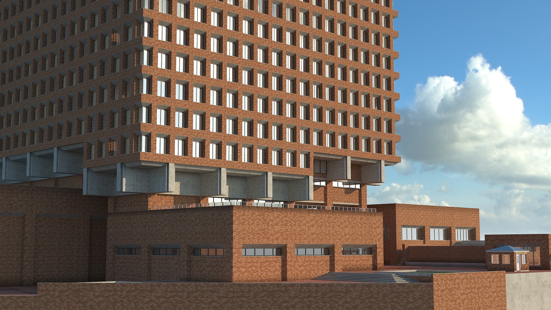 Headquarters nypd police building 3D model - TurboSquid 1478260
