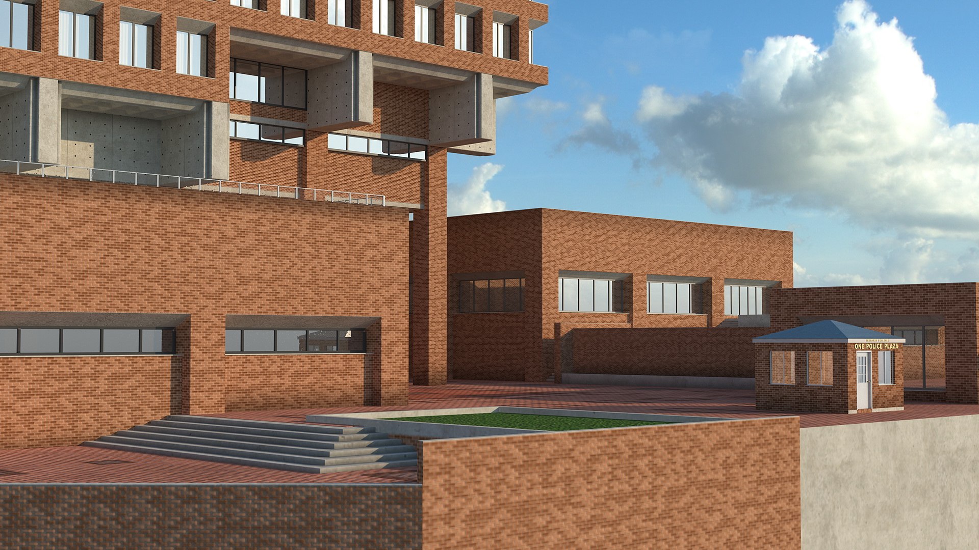 Headquarters nypd police building 3D model - TurboSquid 1478260