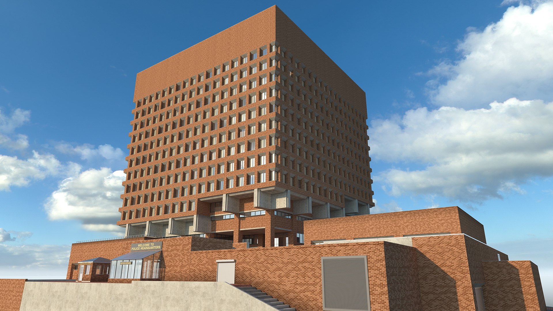 Headquarters nypd police building 3D model - TurboSquid 1478260