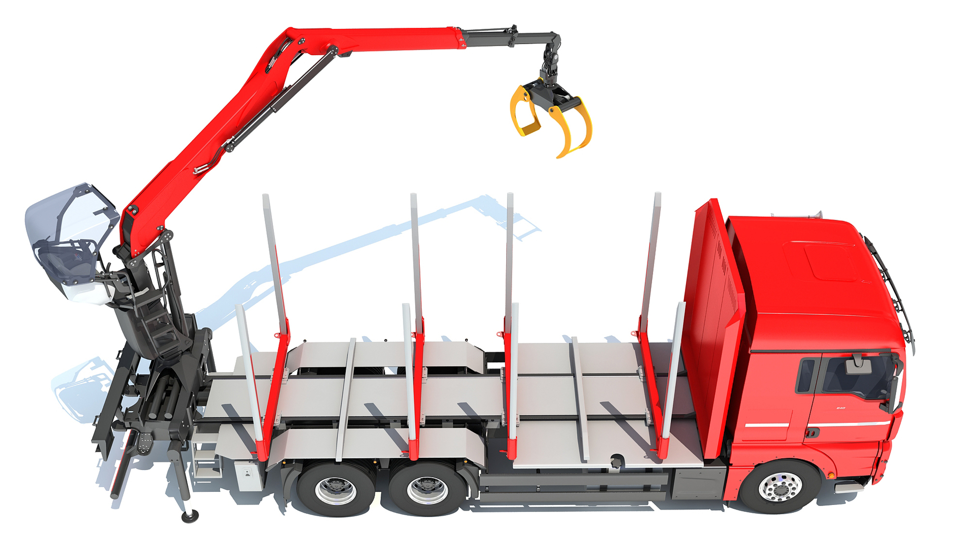 Forestry truck 3D - TurboSquid 1696961