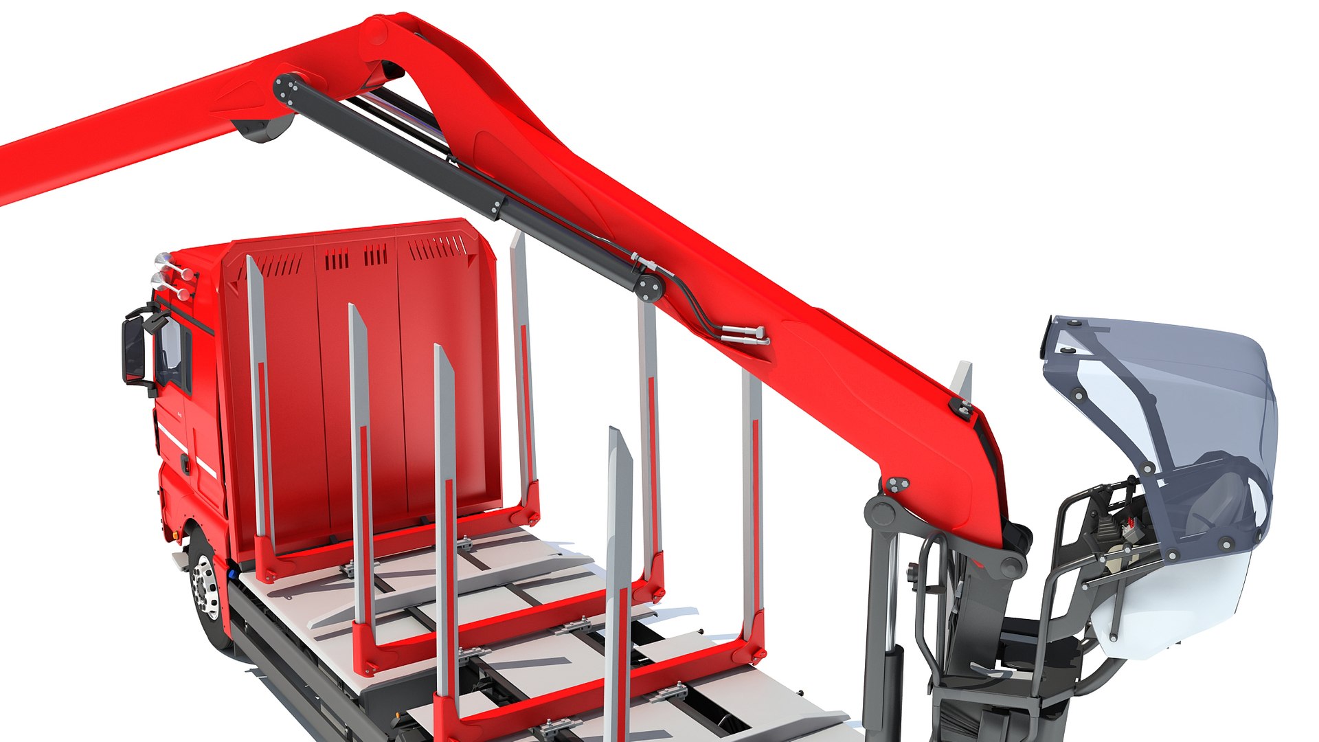 Forestry Truck 3D - TurboSquid 1696961