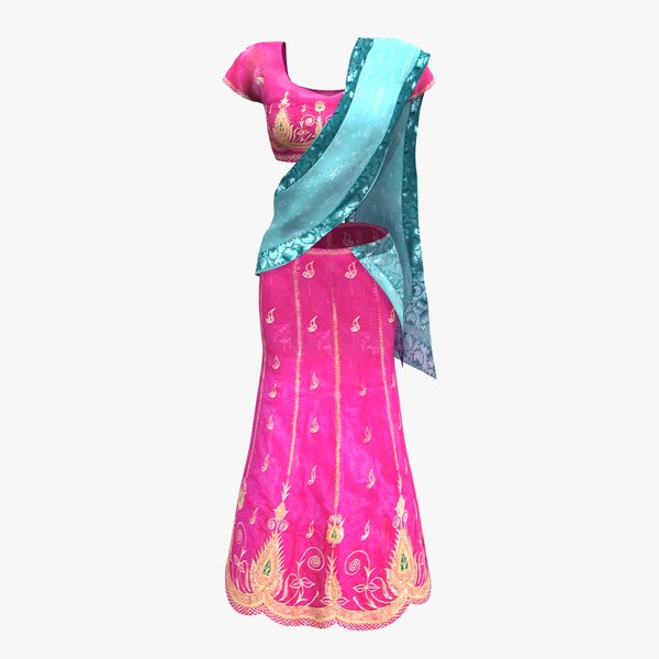 3D Saree Models | TurboSquid