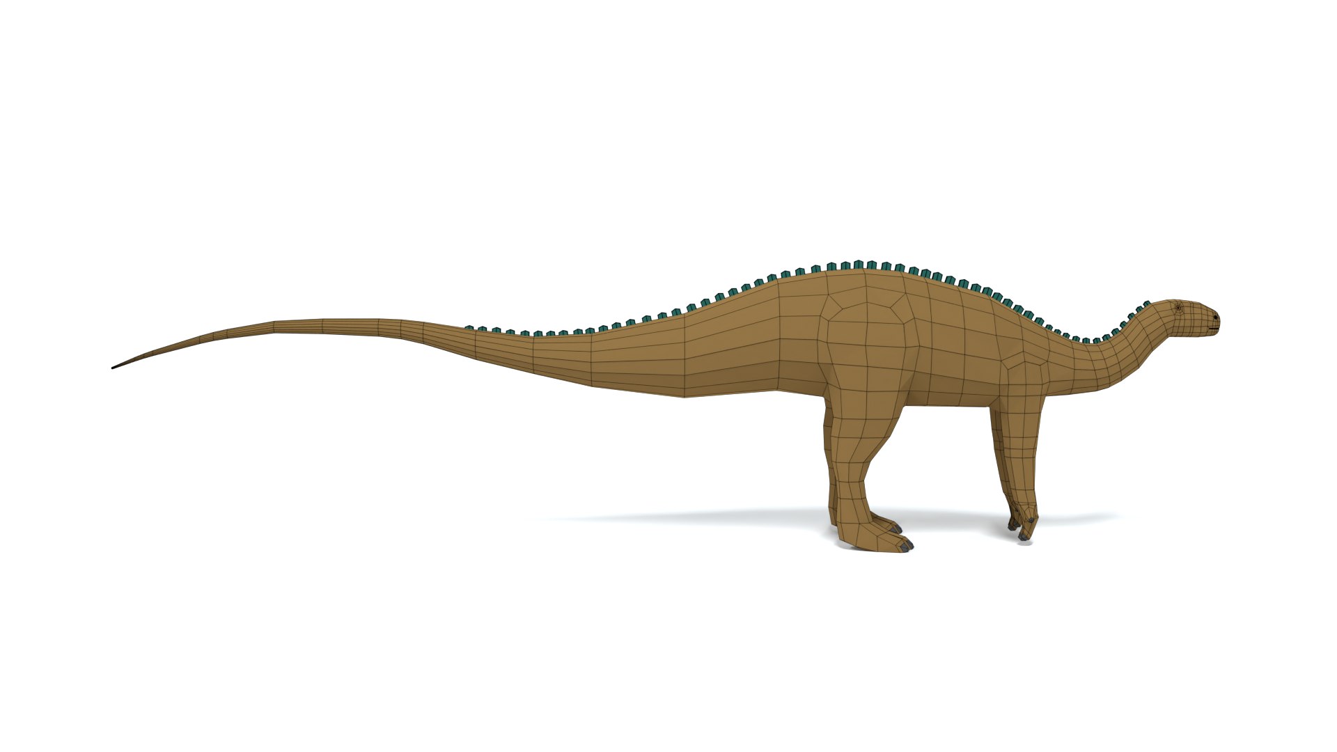 Low Poly Cartoon Tenontosaurus Dinosaur 3D model - TurboSquid 1786225