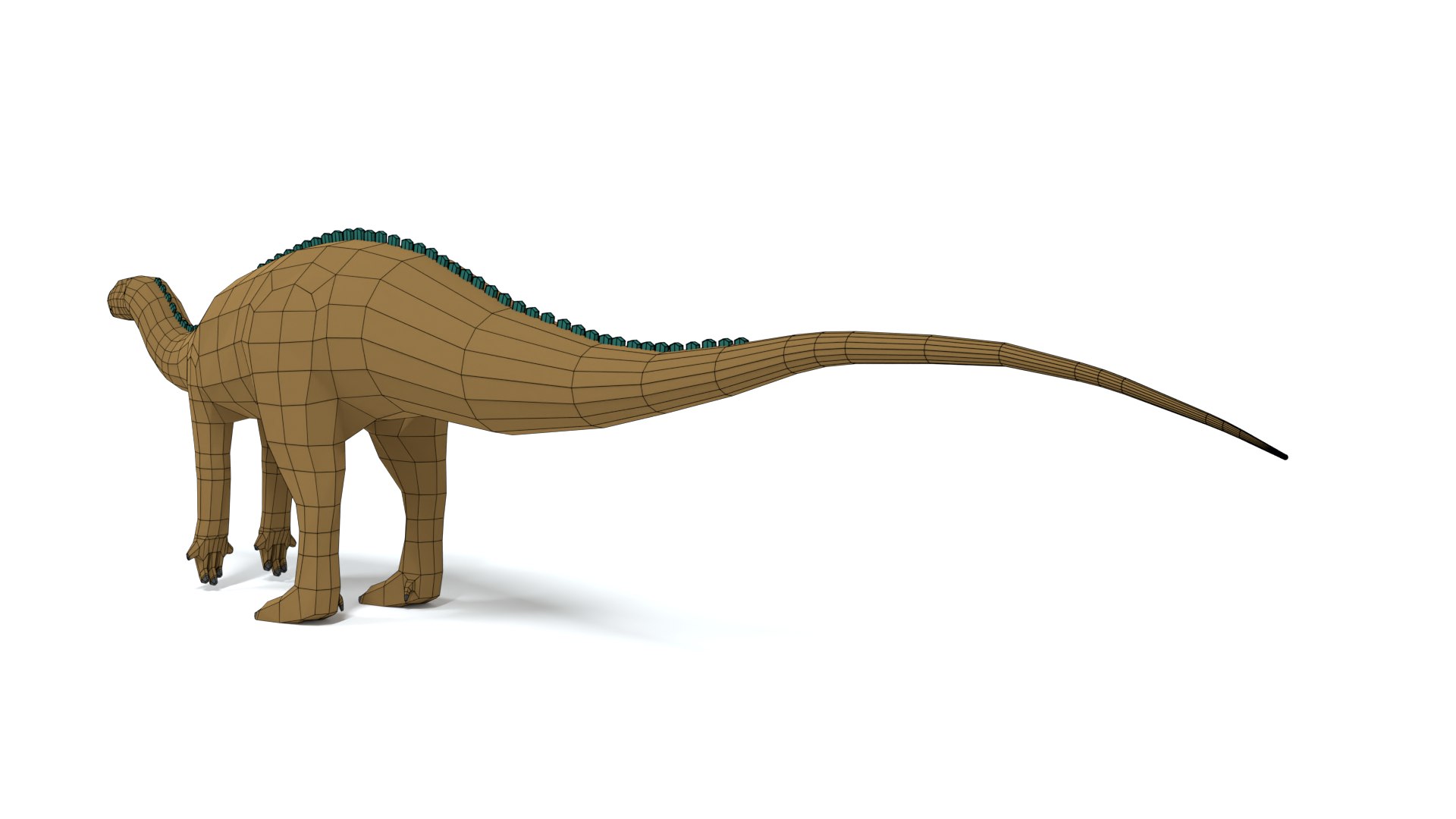 Low Poly Cartoon Tenontosaurus Dinosaur 3D model - TurboSquid 1786225