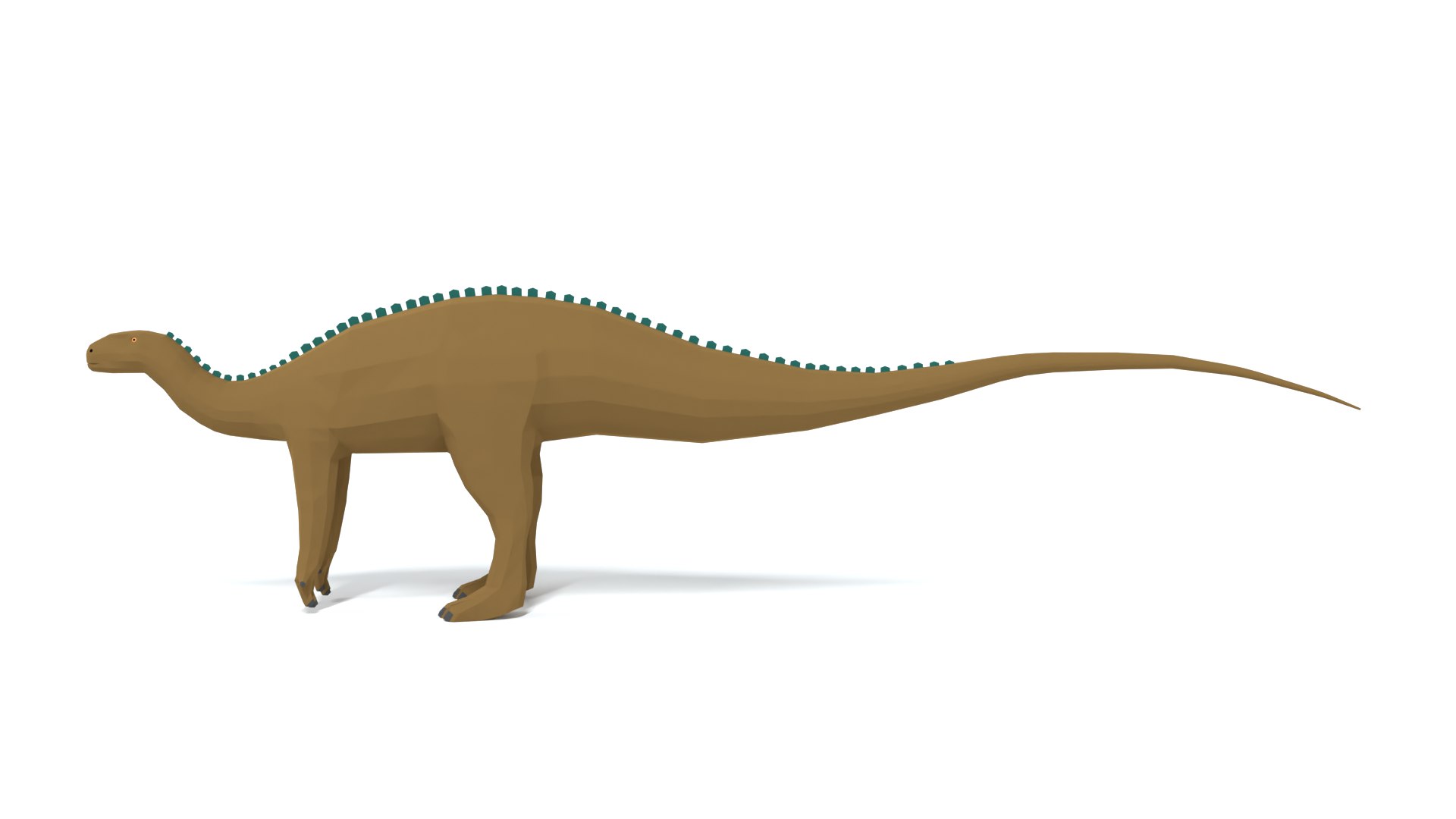 Low Poly Cartoon Tenontosaurus Dinosaur 3D model - TurboSquid 1786225