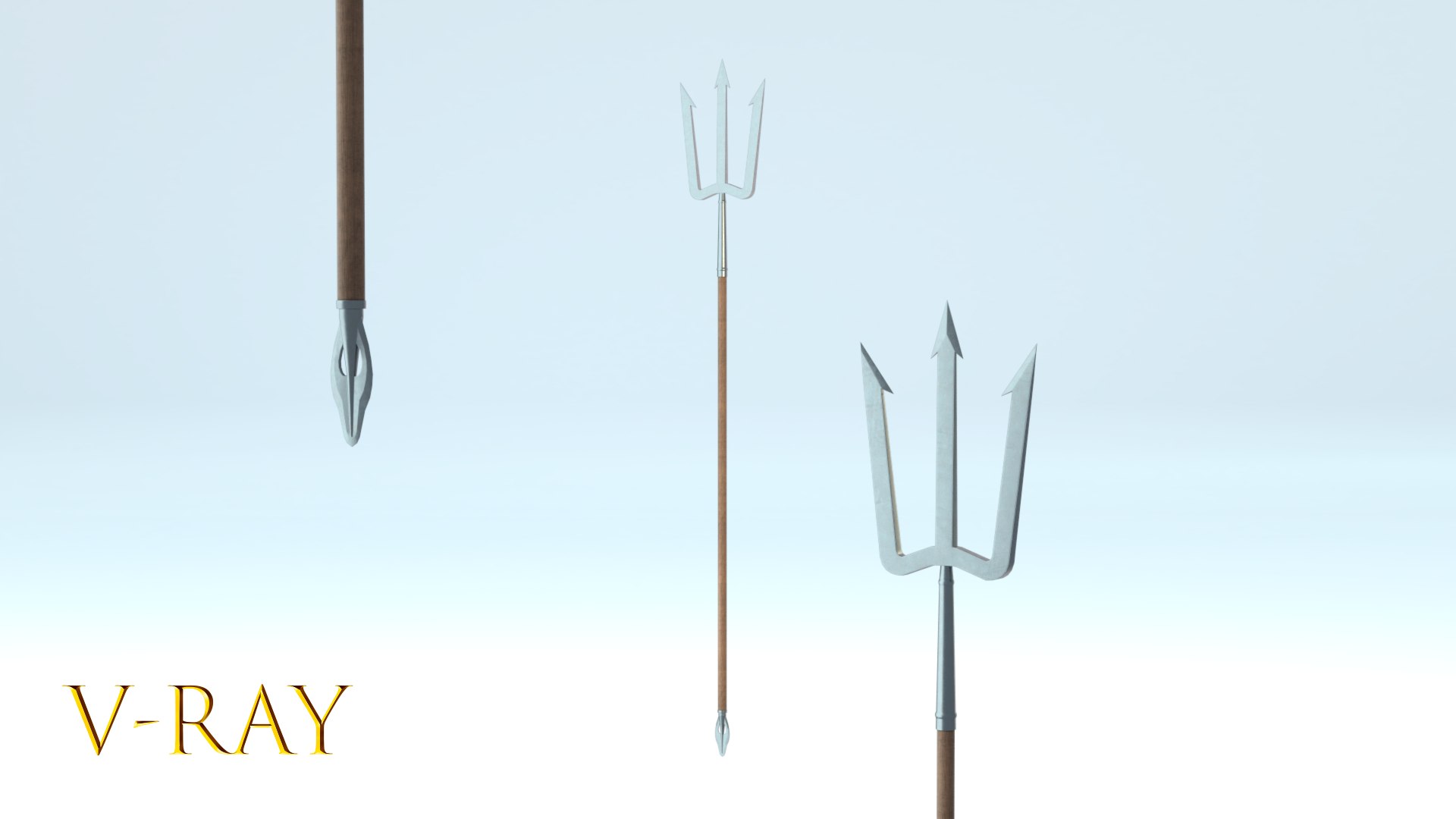 Trident 3D Model - TurboSquid 1297793