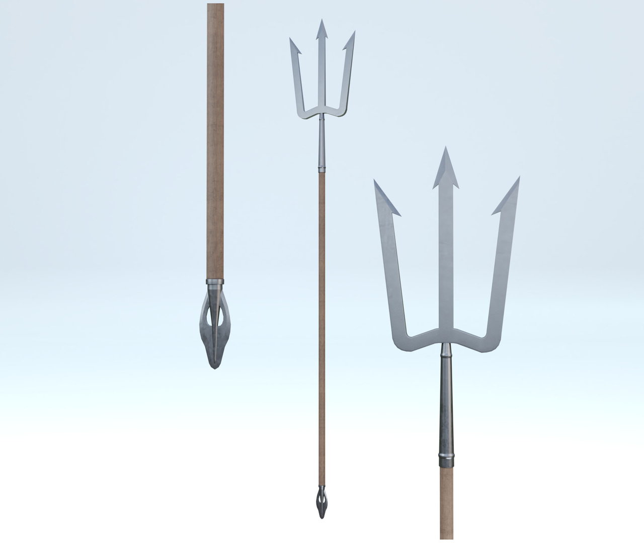 Trident 3D Model - TurboSquid 1297793