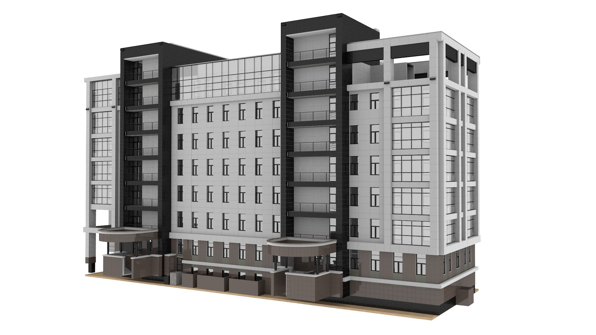 3D City Court Building - TurboSquid 1757749
