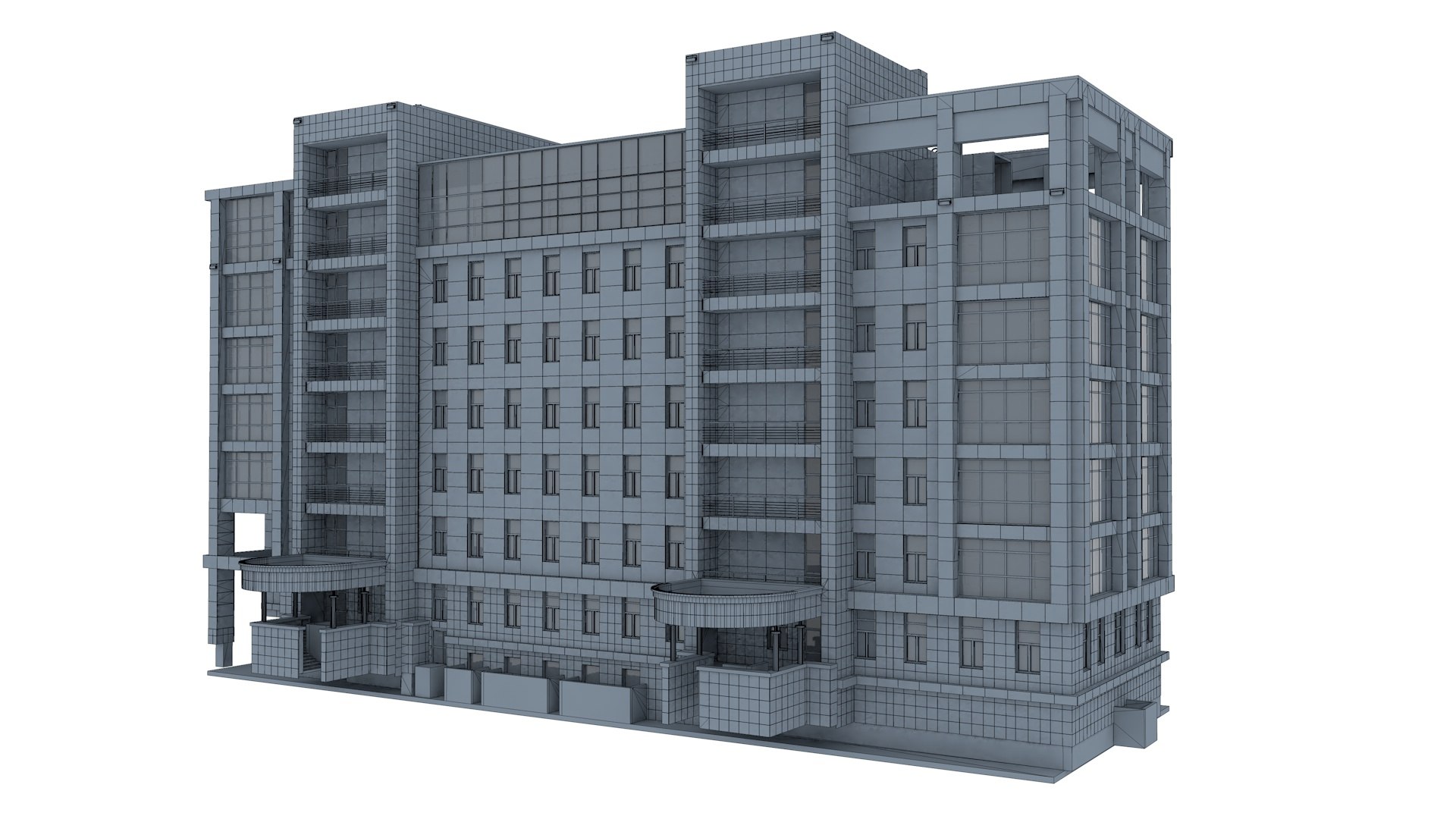 3D City Court Building - TurboSquid 1757749