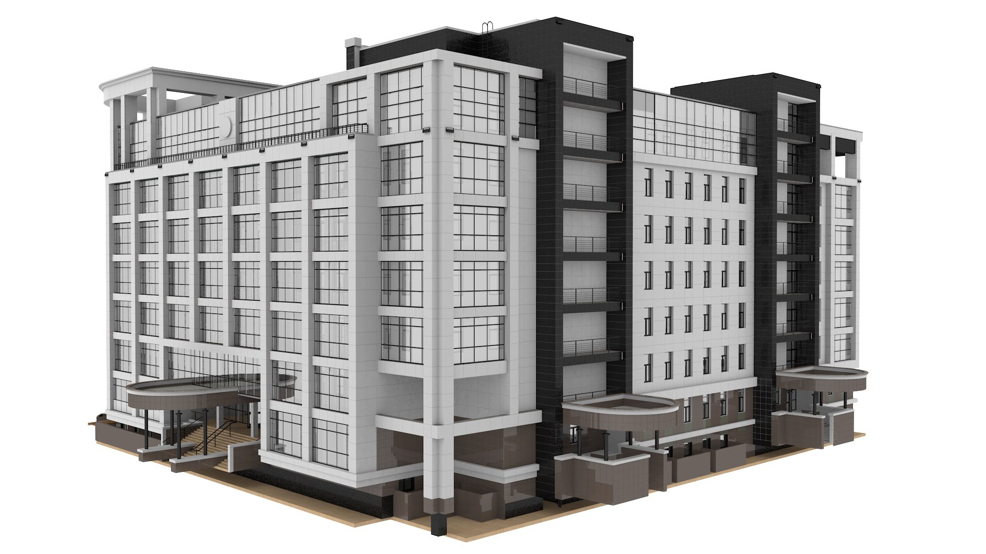 3D City Court Building - TurboSquid 1757749