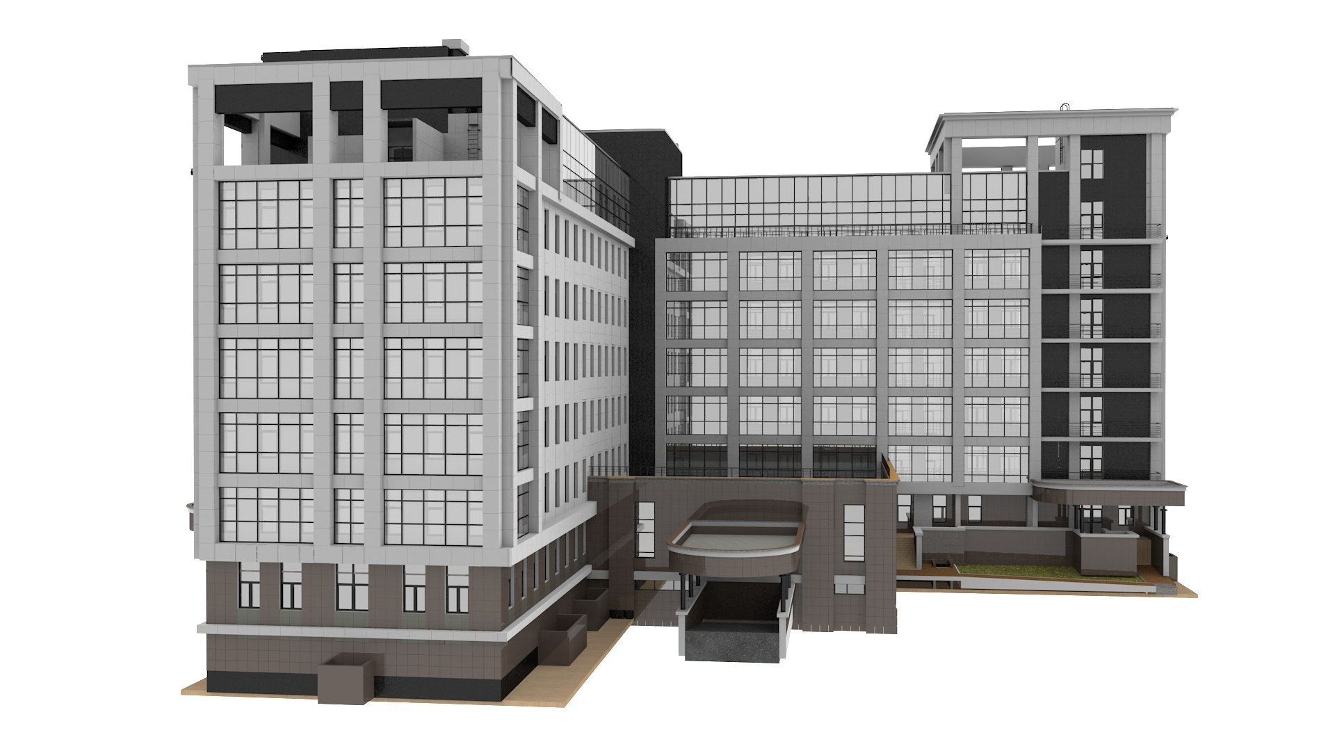 3D City Court Building - TurboSquid 1757749