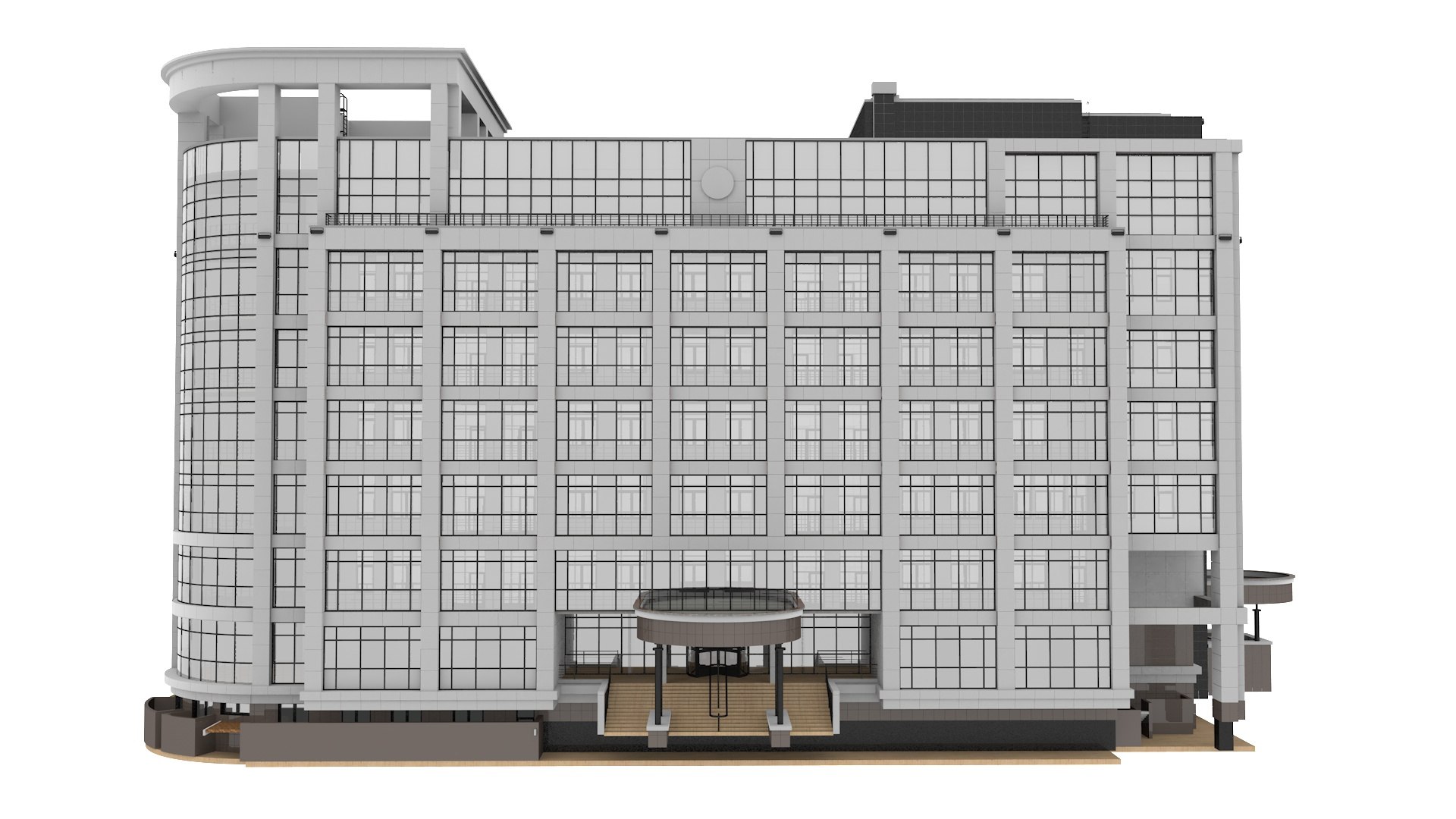 3D City Court Building - TurboSquid 1757749