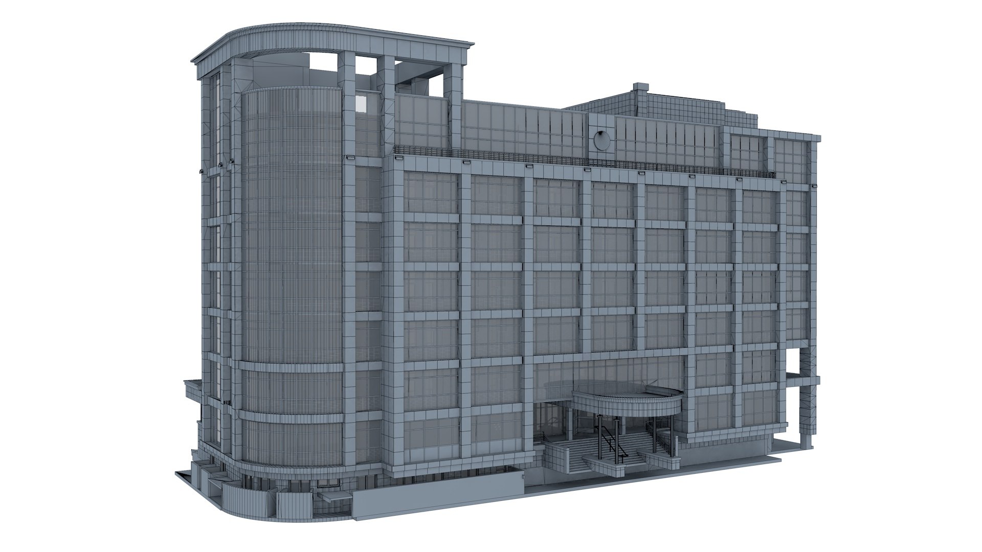 3D City Court Building - TurboSquid 1757749