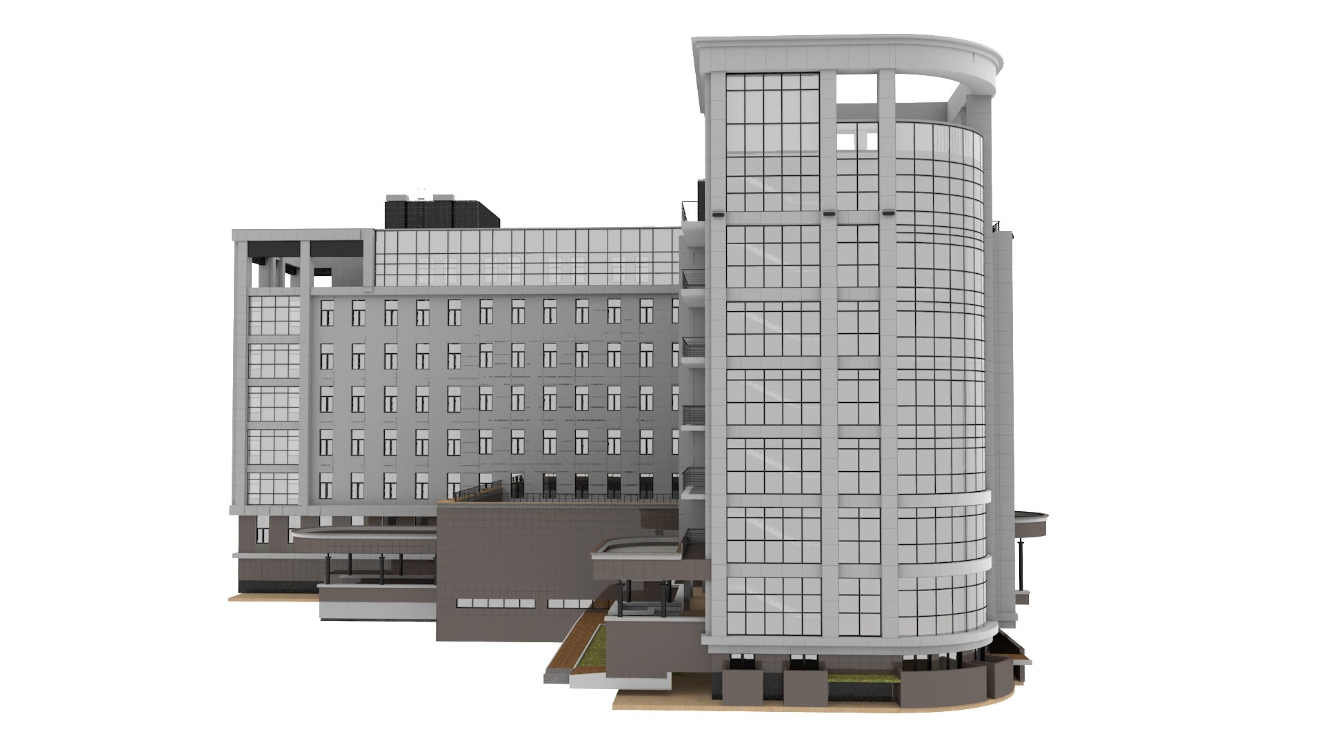 3D City Court Building - TurboSquid 1757749