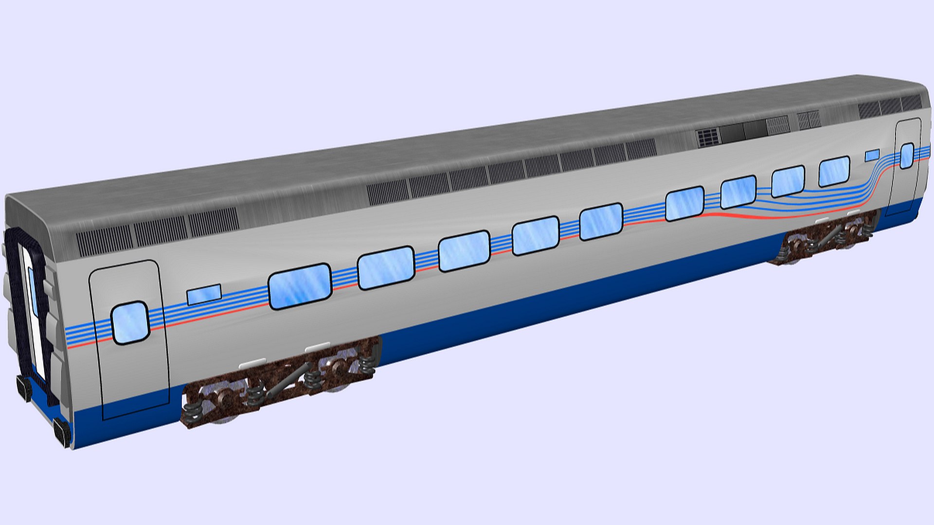 Allegro - Karelian Vr Class Sm6 - High Speed Passenger Train Model ...