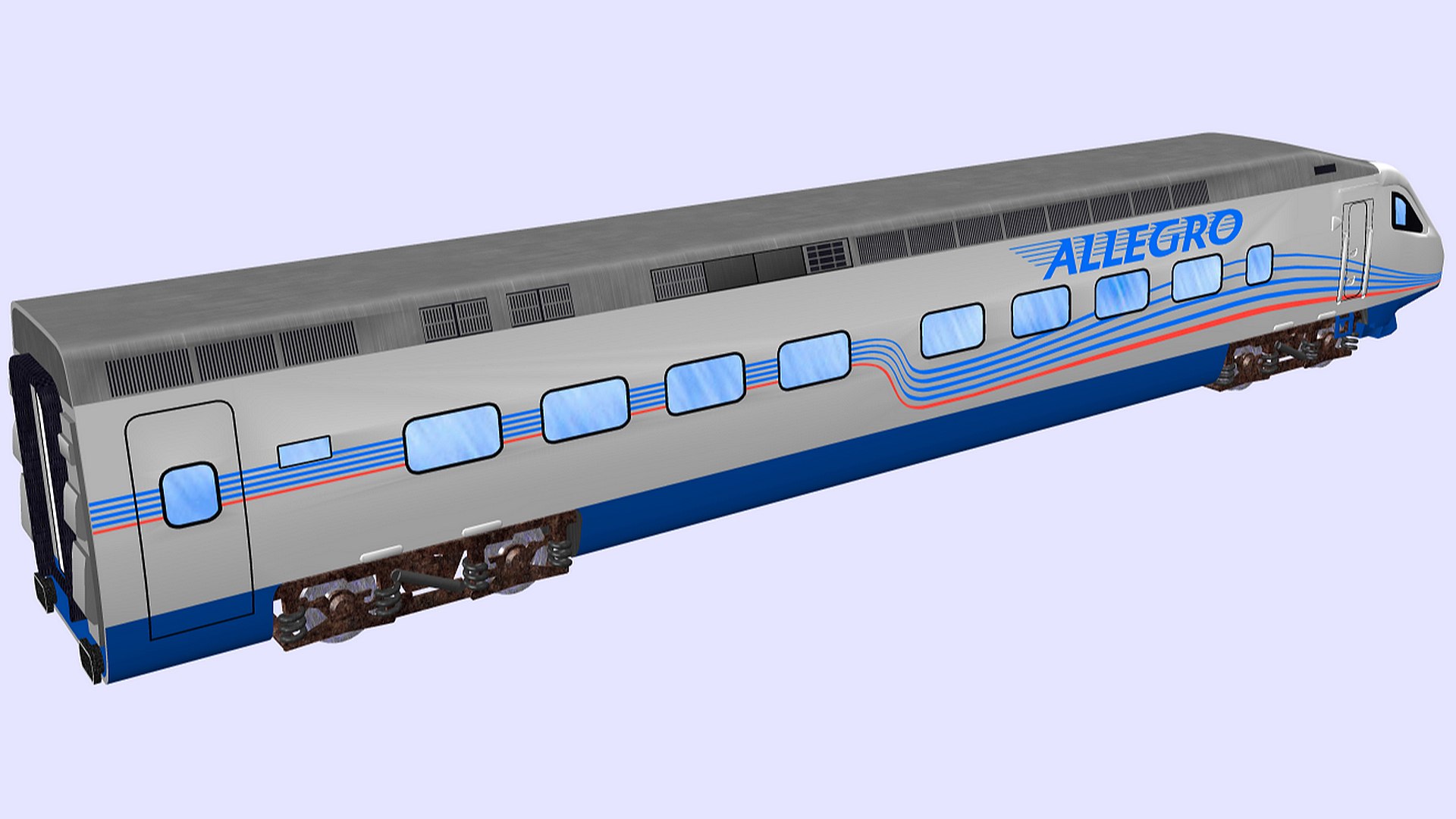 Allegro - Karelian Vr Class Sm6 - High Speed Passenger Train Model ...