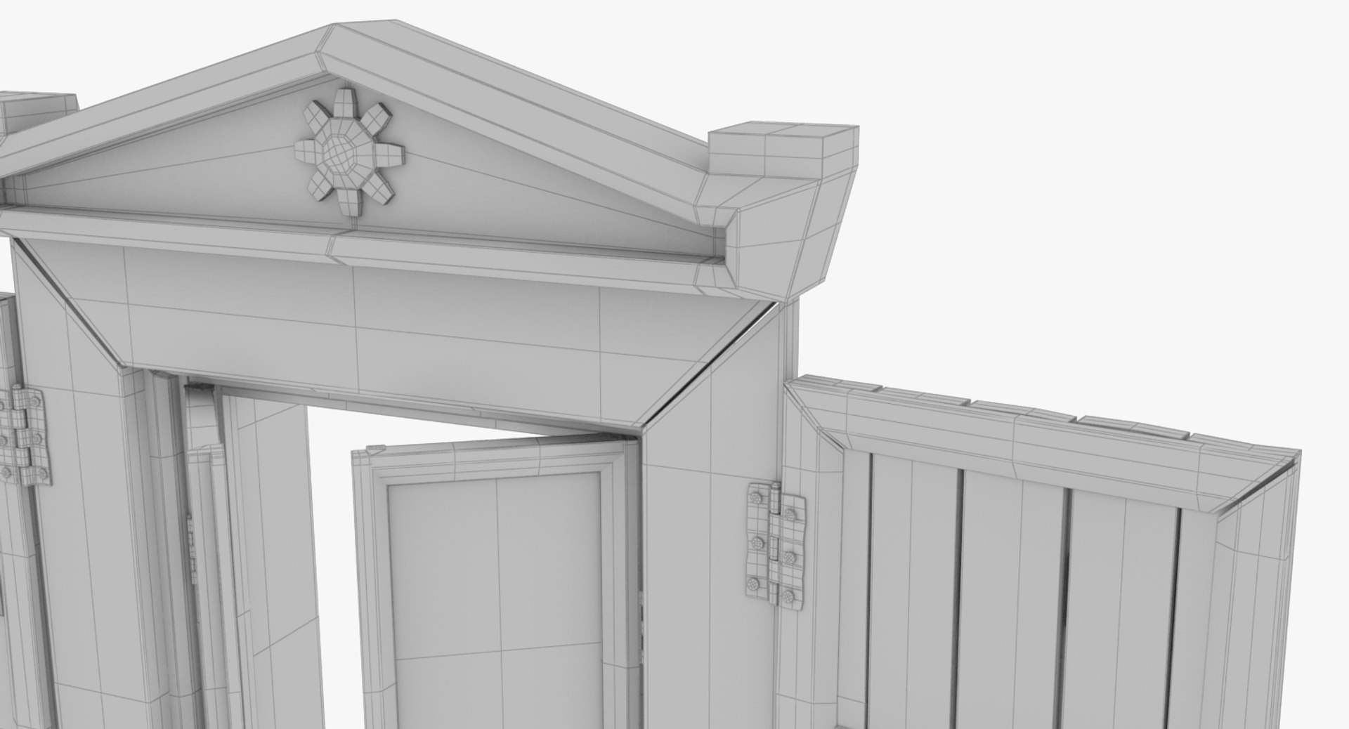 3D Village Wooden Window - TurboSquid 1168357