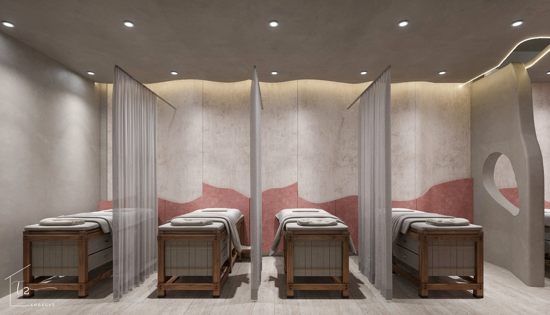 Spa Interior 3dsmax Corona Render 3D Model - TurboSquid 2267480