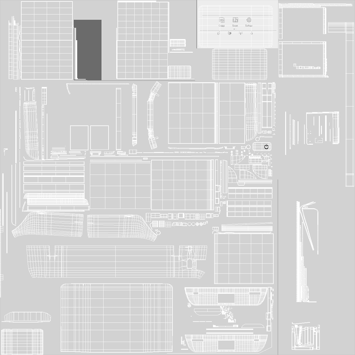 3D smart wireless multifunction inkjet model - TurboSquid 1500061