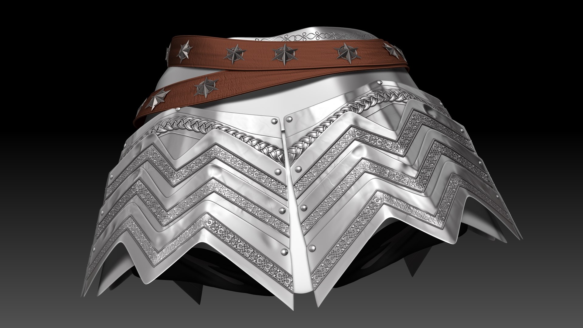 Female Knigt Skirt Armor Sculpt Project model - TurboSquid 2034119