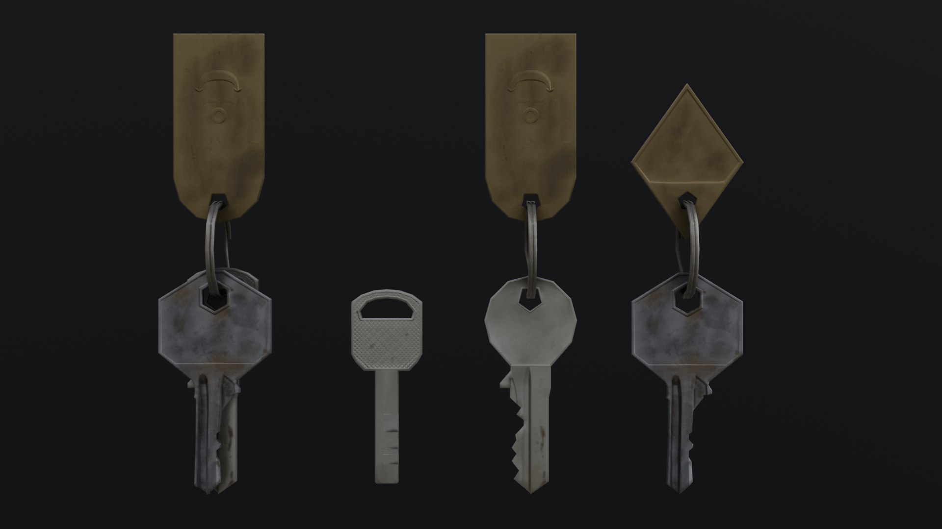 3D model house keys - TurboSquid 1658115