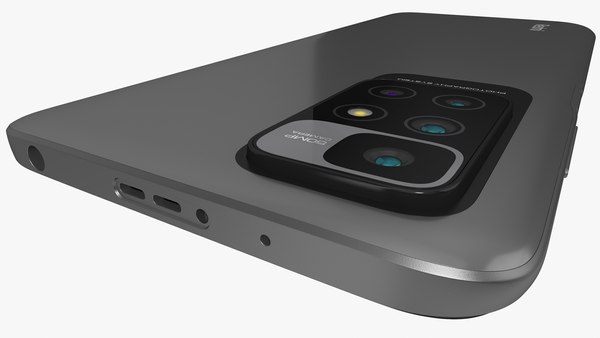 3D Xiaomi Redmi 10 Gray - TurboSquid 1804213