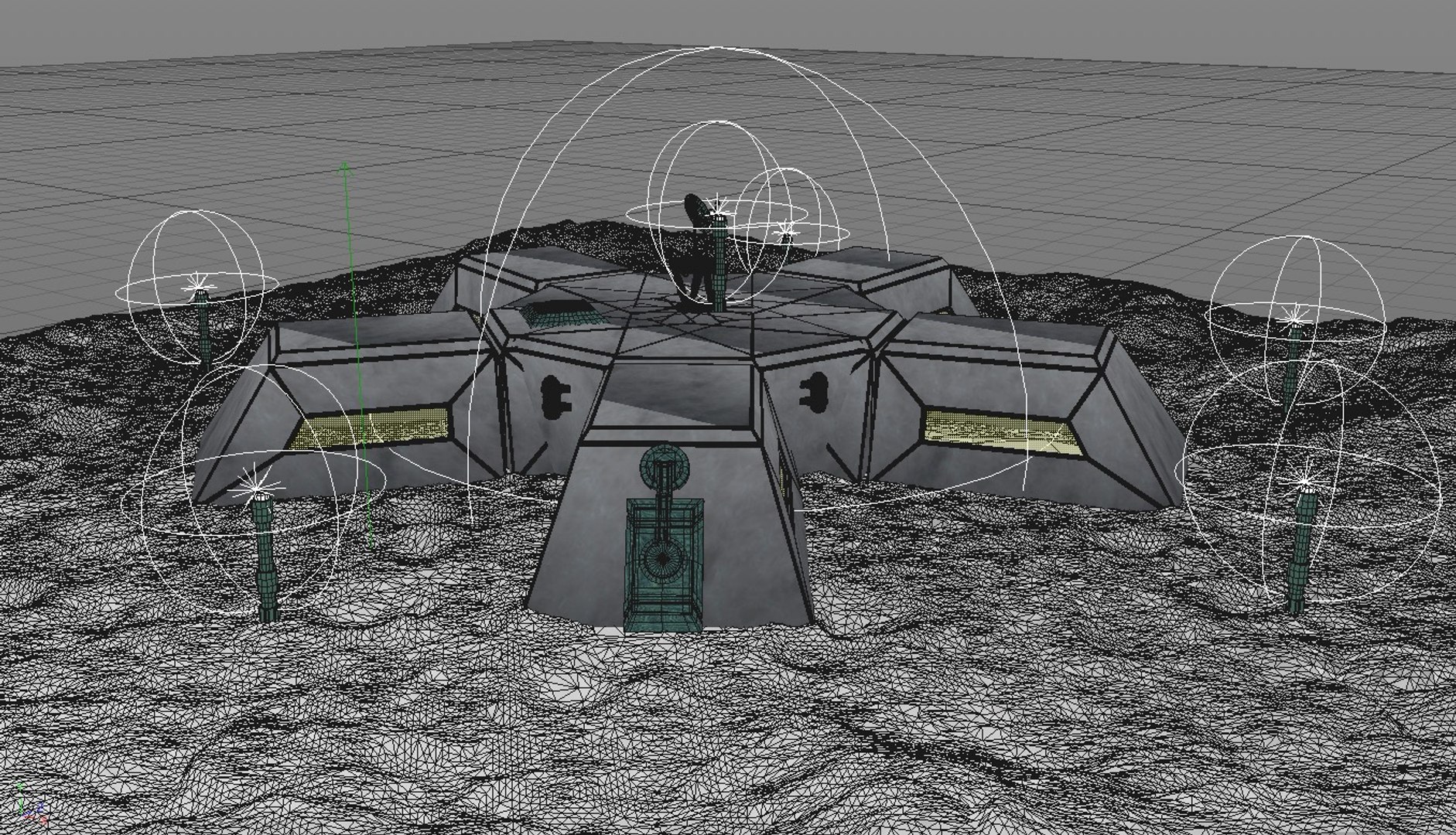 Base Station Moon 3D Model - TurboSquid 1198886