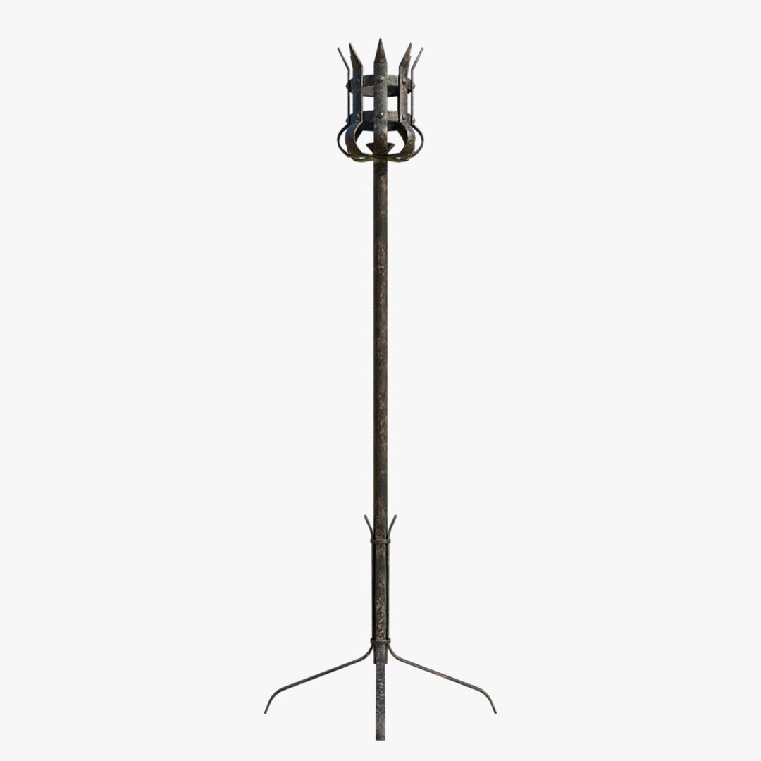 Standing Torch 3D model - TurboSquid 1857606
