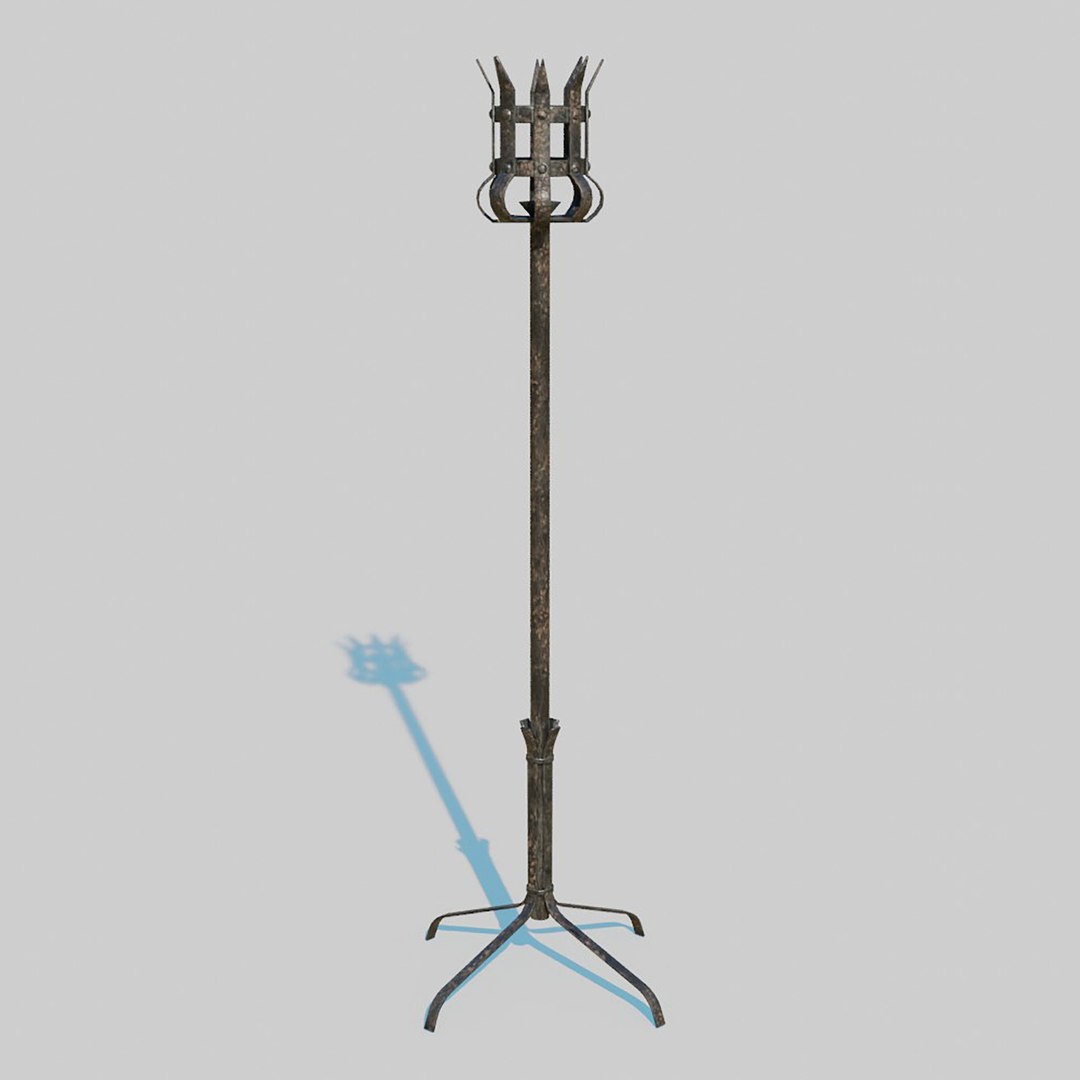 Standing Torch 3D Model - TurboSquid 1857606