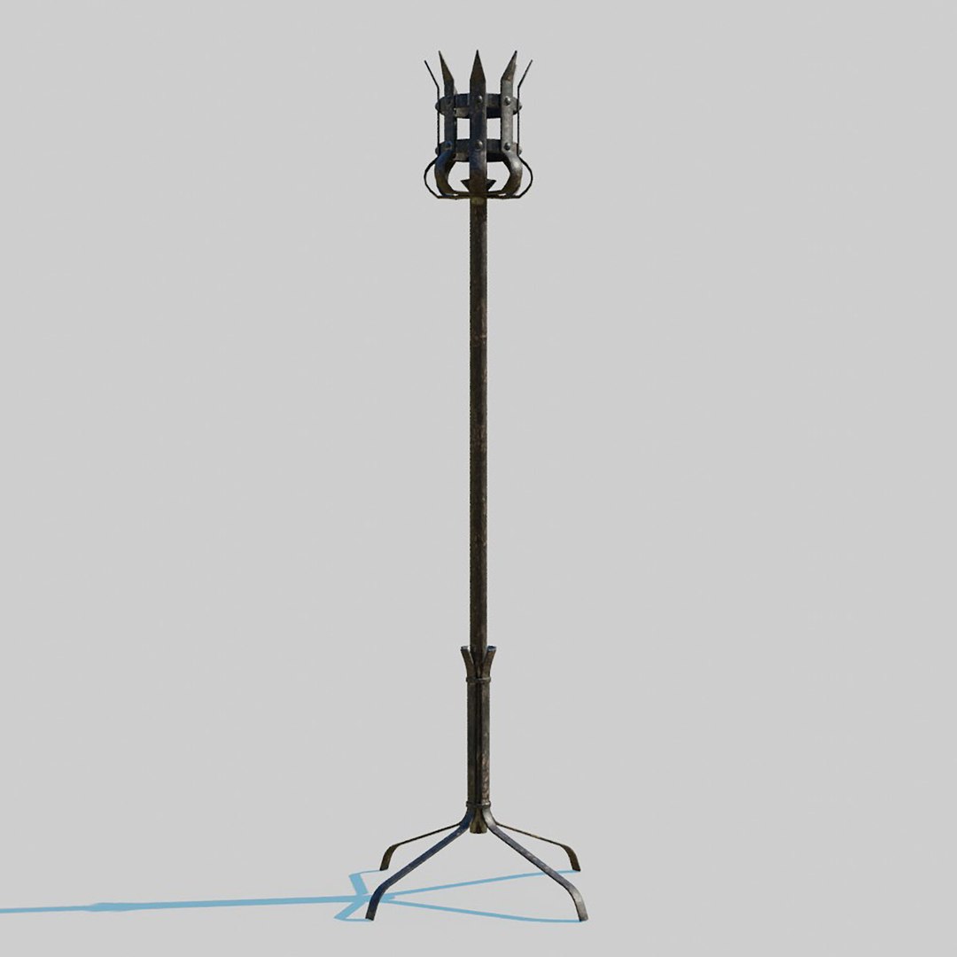 Standing Torch 3D Model - TurboSquid 1857606