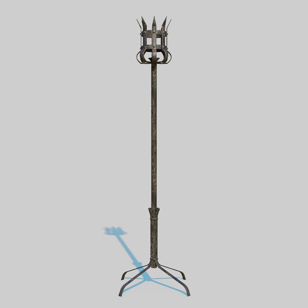 Standing Torch 3D Model - TurboSquid 1857606