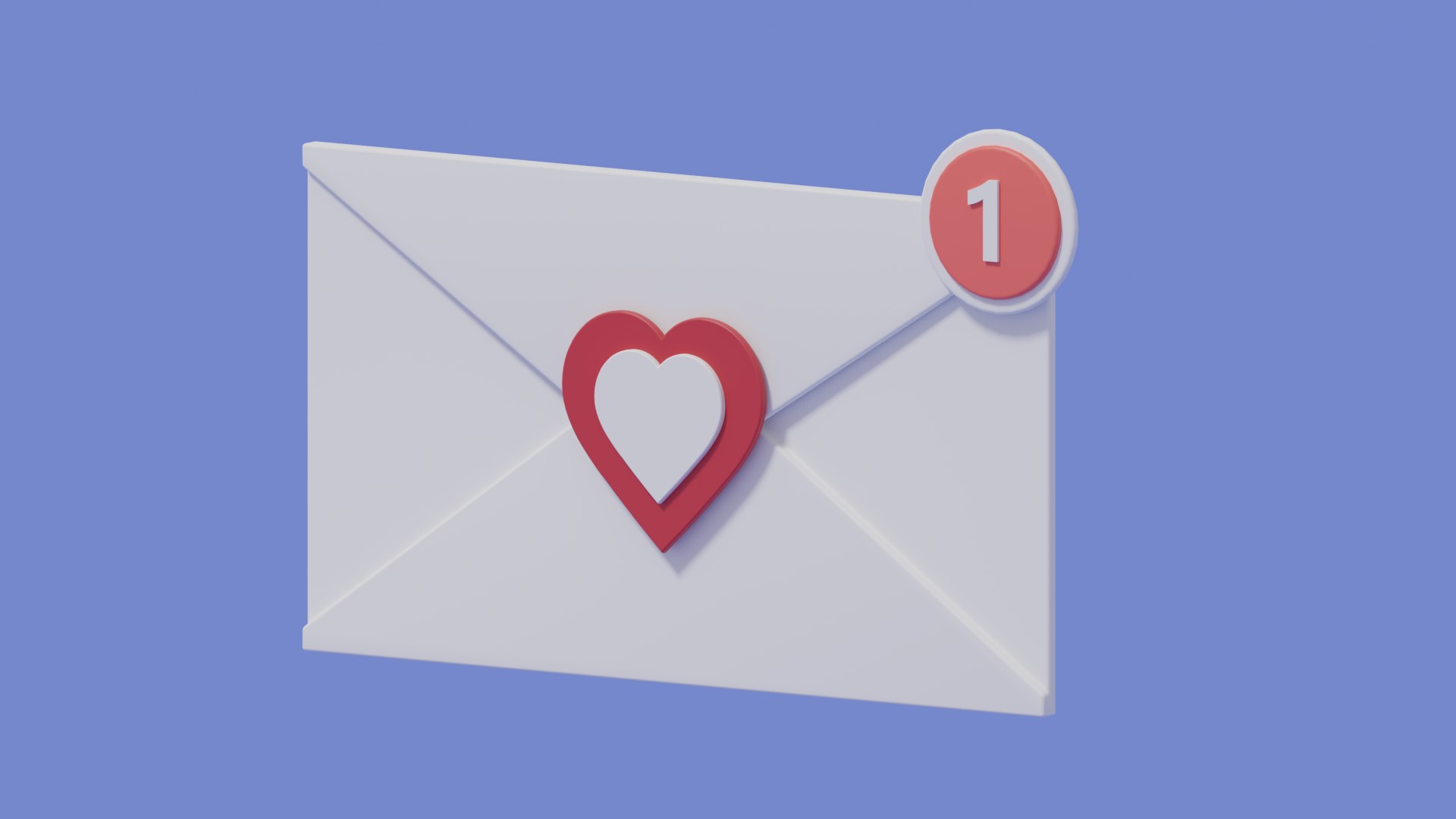 3D Cartoon Envelope - TurboSquid 1852418