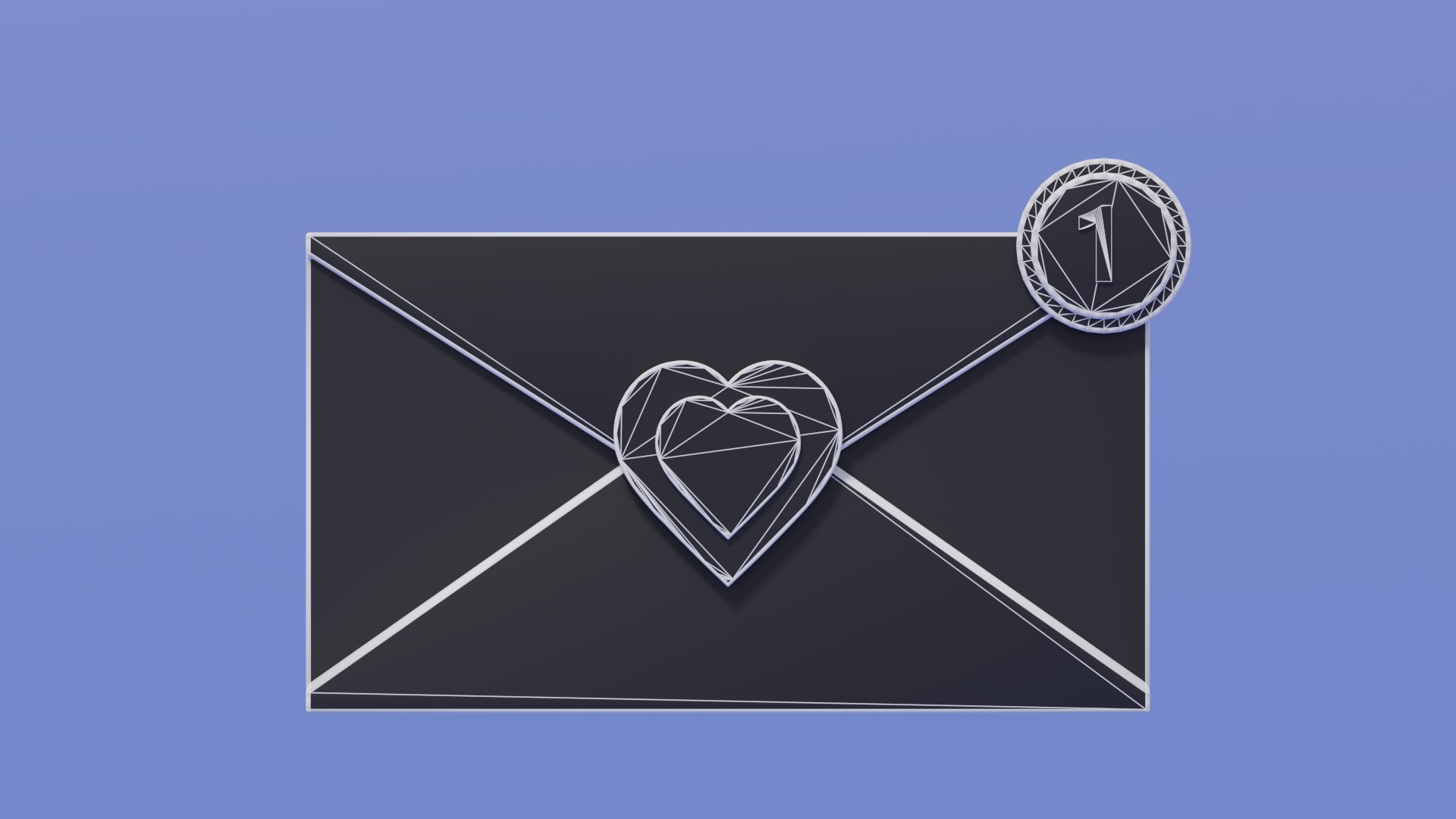 3D Cartoon Envelope - TurboSquid 1852418