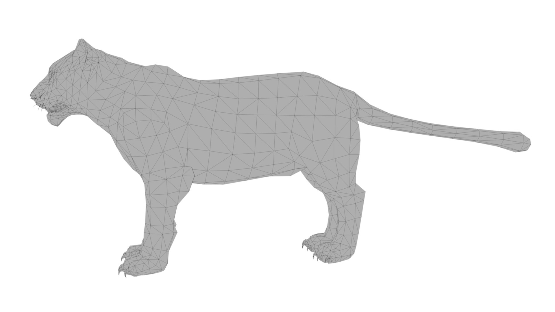 3D Lioness Model - TurboSquid 1932184