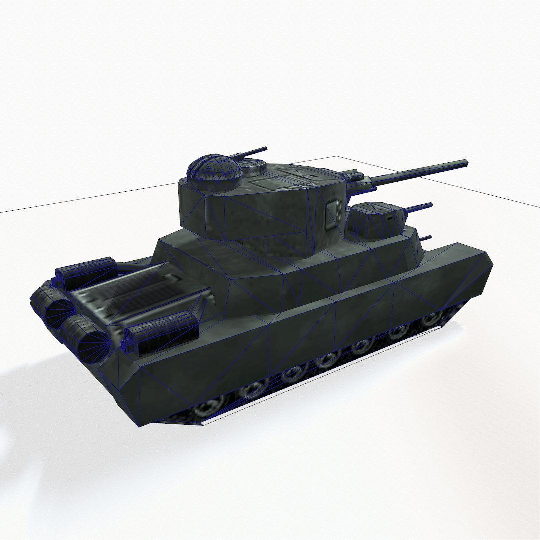 3d O-i Tanks Model